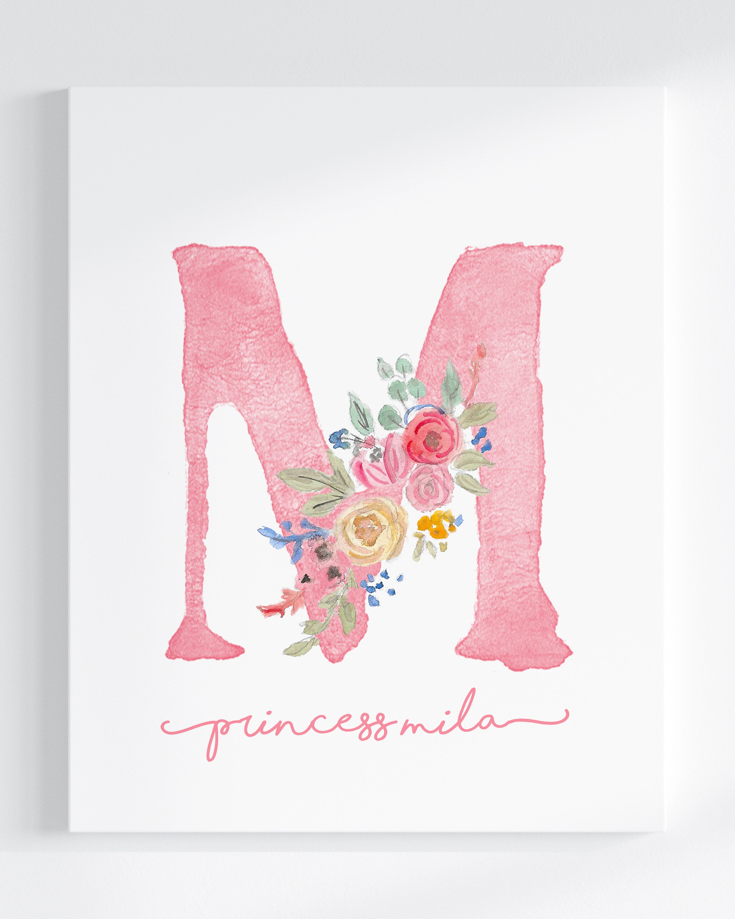 Personalized Girl NAME ART Princess Nursery Art Custom Name - Etsy