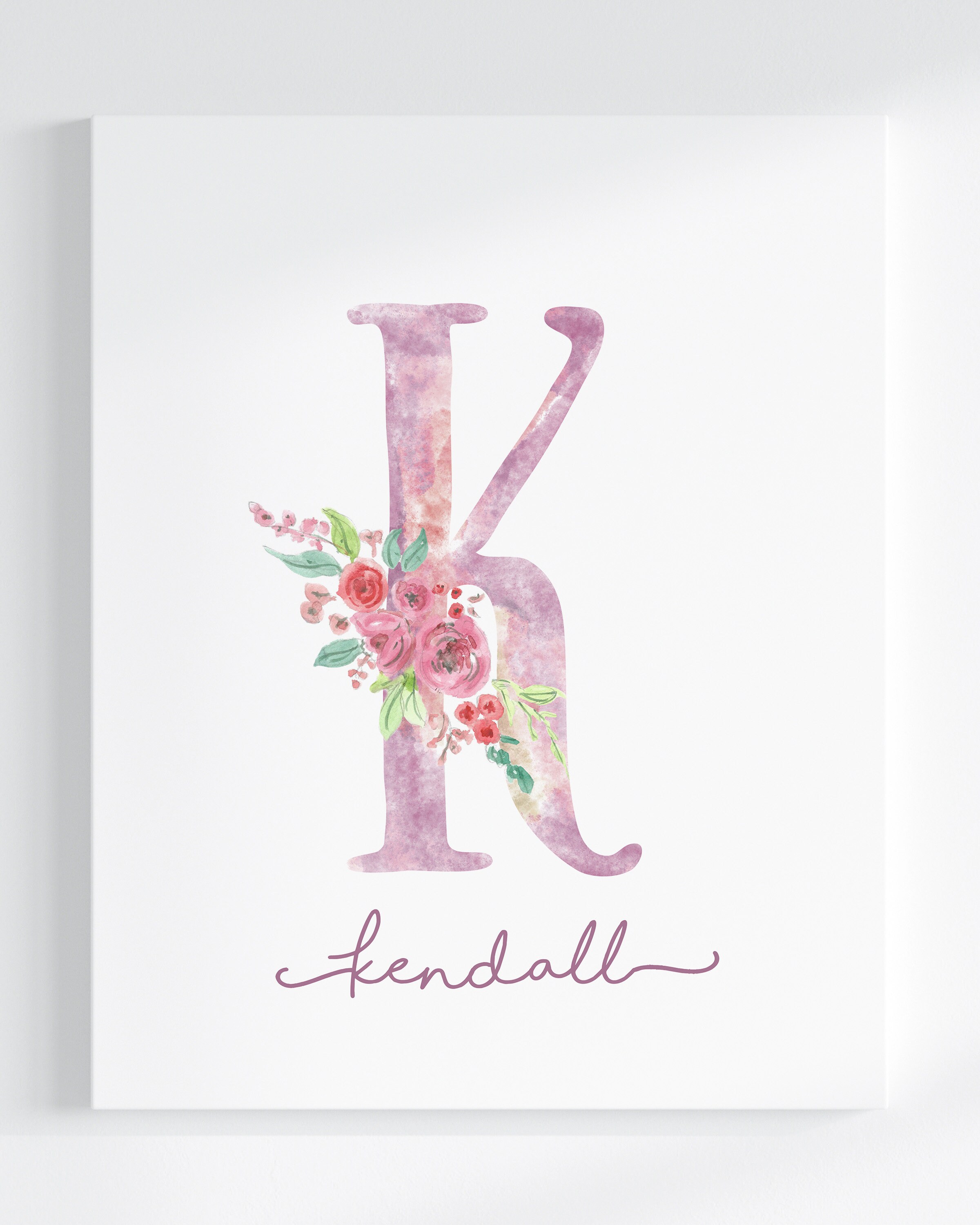 Personalized Girl NAME ART Princess Nursery Art Custom Name - Etsy