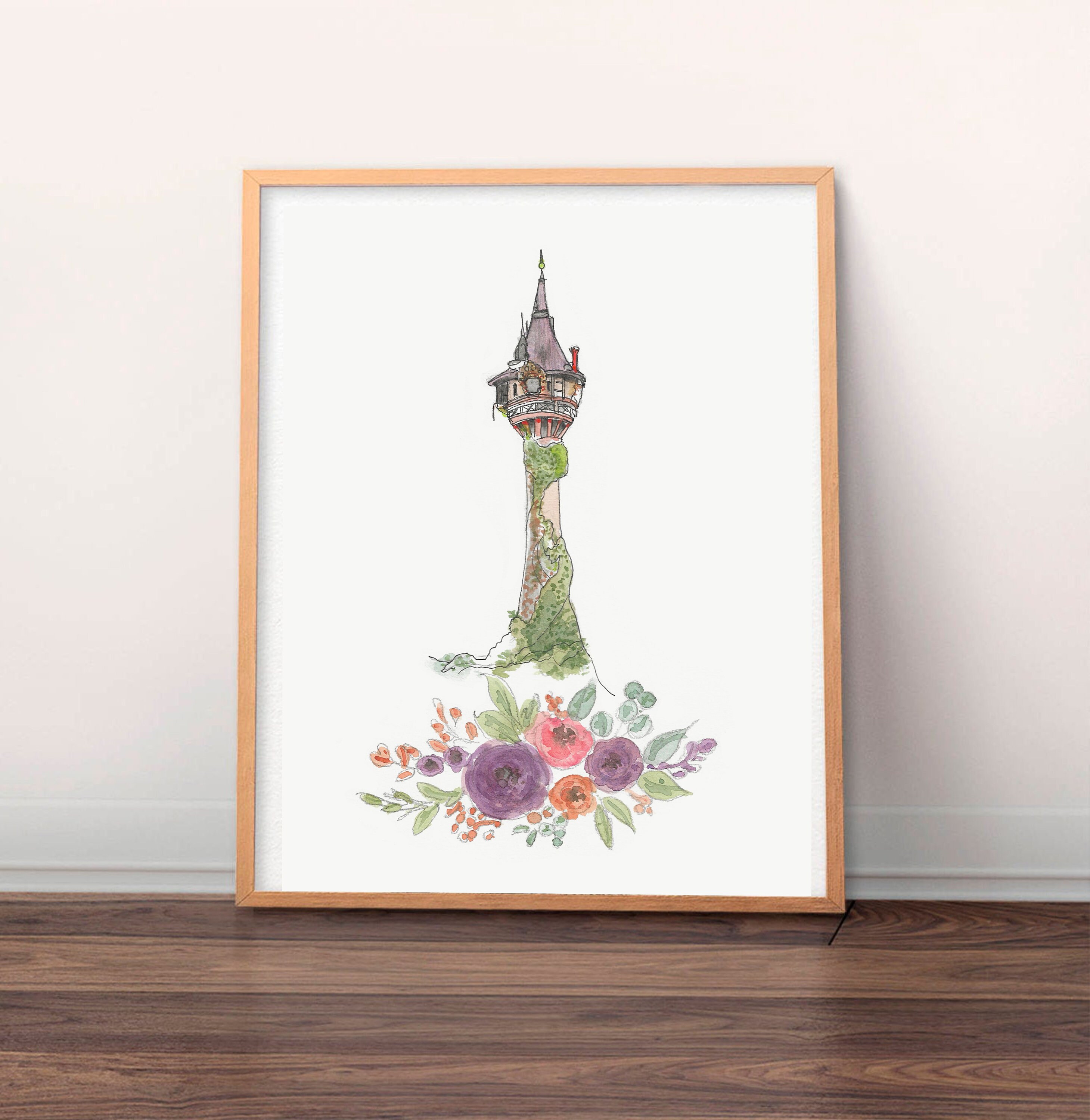 Tangled Tower Painting Tangled Tower Painting