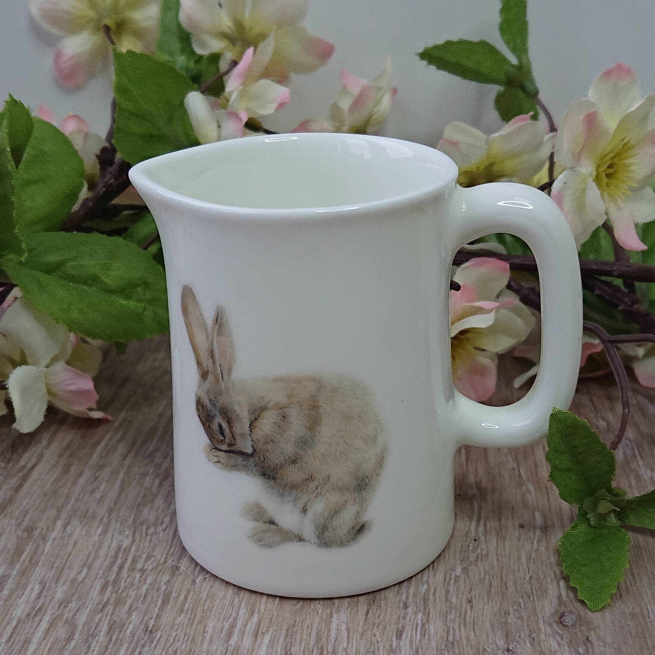 Mini 1/4 Pint Rabbit Jug Rabbit Gift Posy Vase - Etsy
