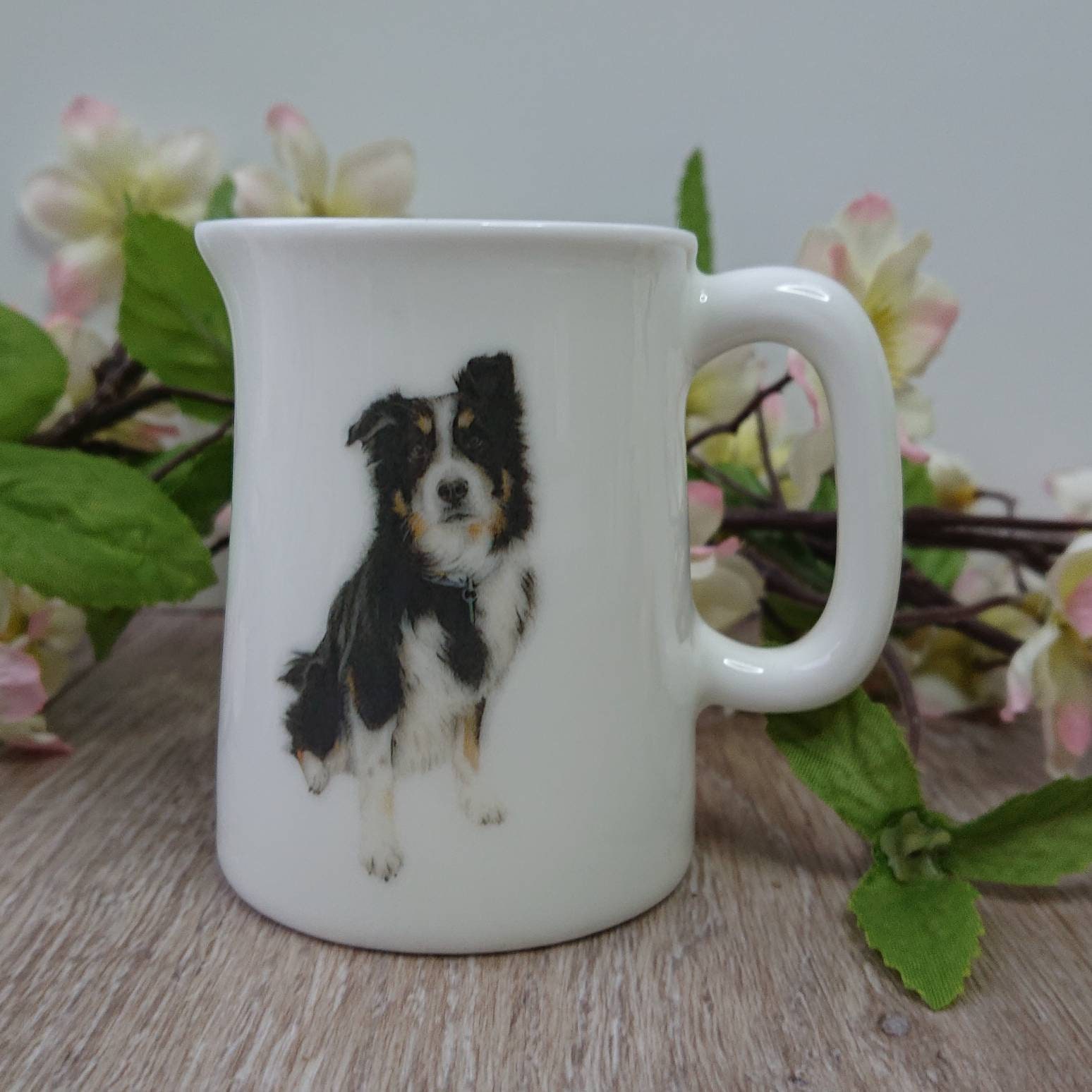 Mini 1 /4 Pint Tri Colour Border Collie Jug Tri Colour Border - Etsy UK