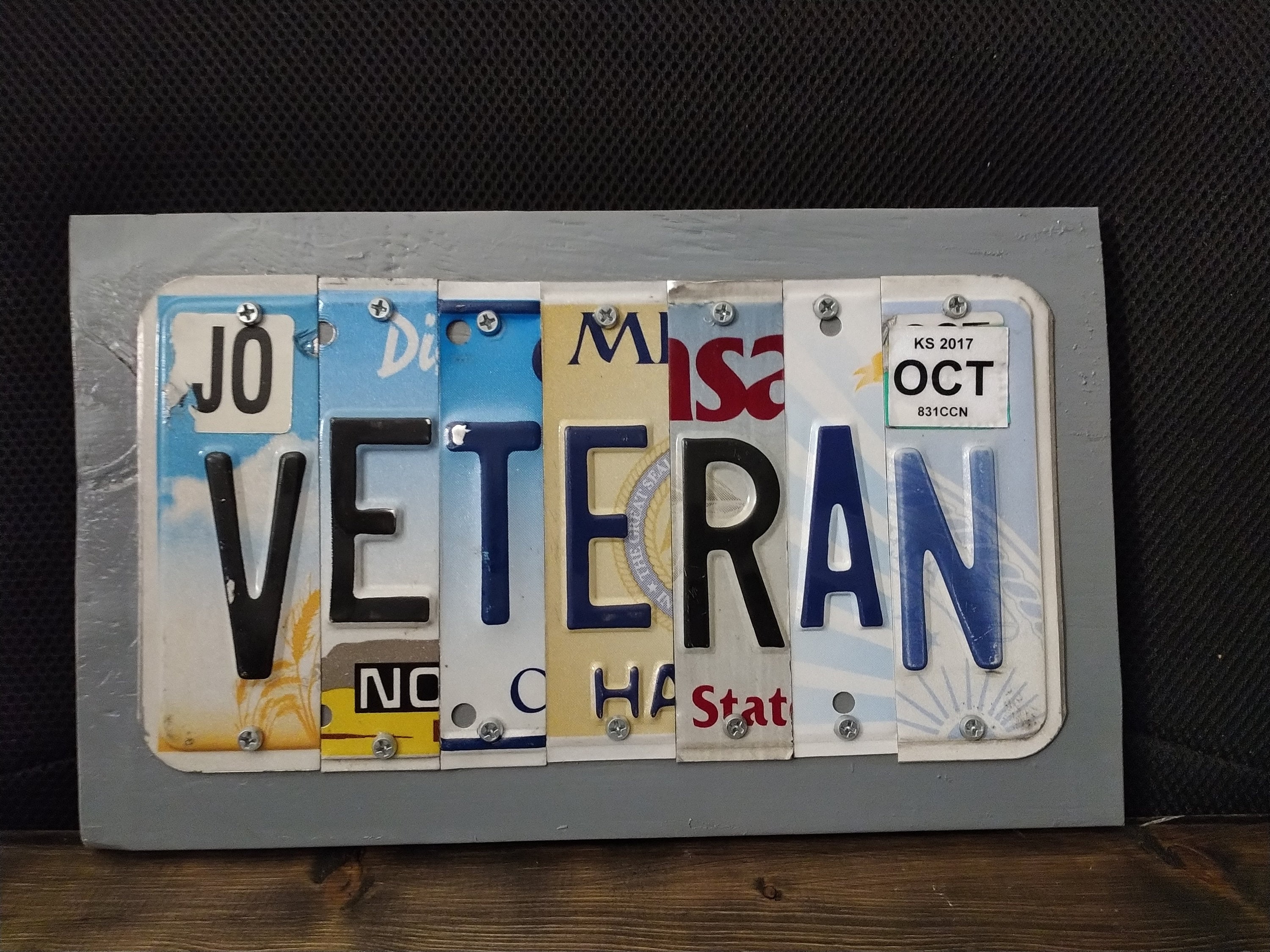 Veteran Military Armed Forces License Plate Sign - Etsy