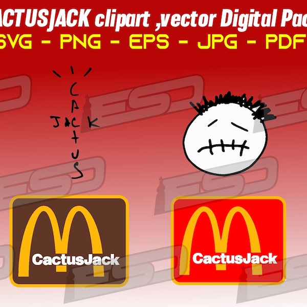 Cactus Jack Svg - Etsy