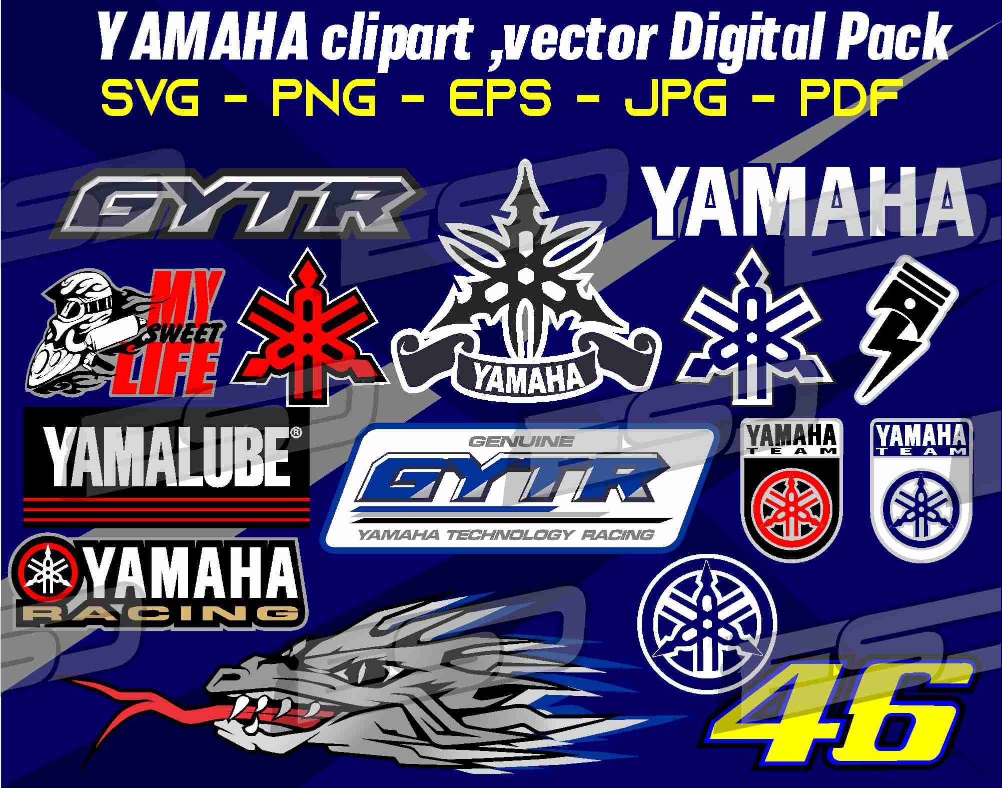 YAMAHA VECTOR PACK , Svg Digital - Etsy