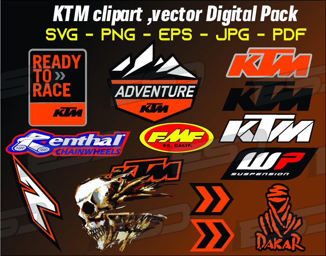 PAQUETE DIGITAL KTM Svg - Etsy