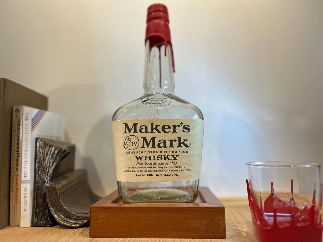Maker’s Mark Twinke Light Lamp, With a Switch at Base, for Bourbon ...