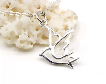 Sterling Silver Dove | Etsy