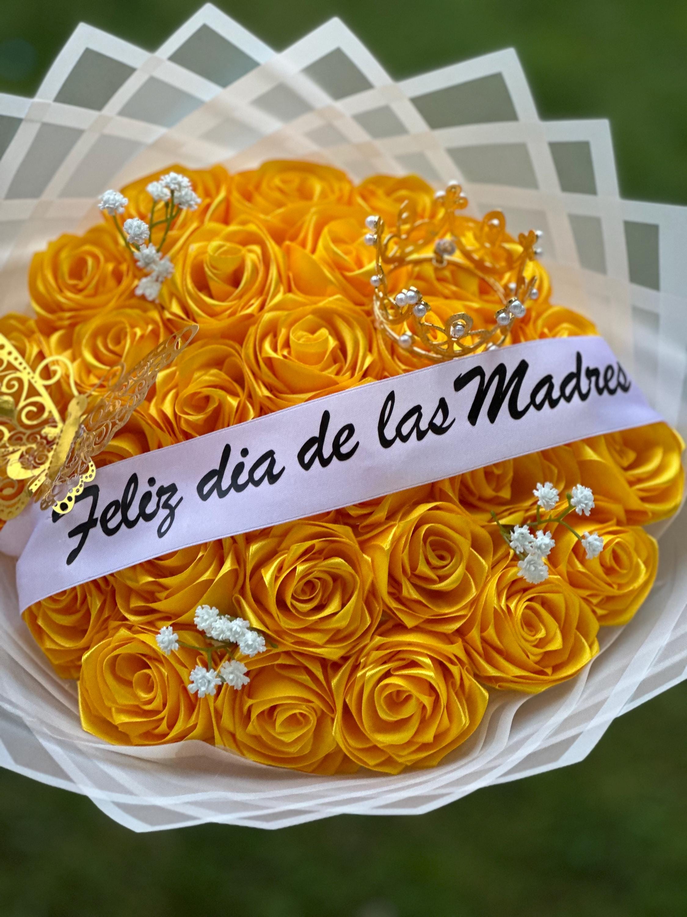 Eternal Roses Bouquet Ramo De Flores Eternas 50ct 50 Rosas Día De La ...