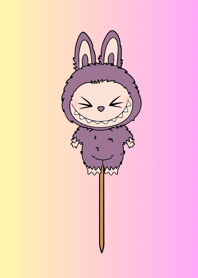 Fiesta Labubu Birthday Party Centerpiece Toppers Centros De Mesa ...