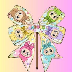 Fiesta Labubu Birthday Party Centerpiece Toppers Centros De Mesa ...