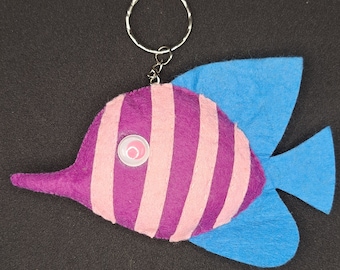 Felt Fish Keychain - Etsy