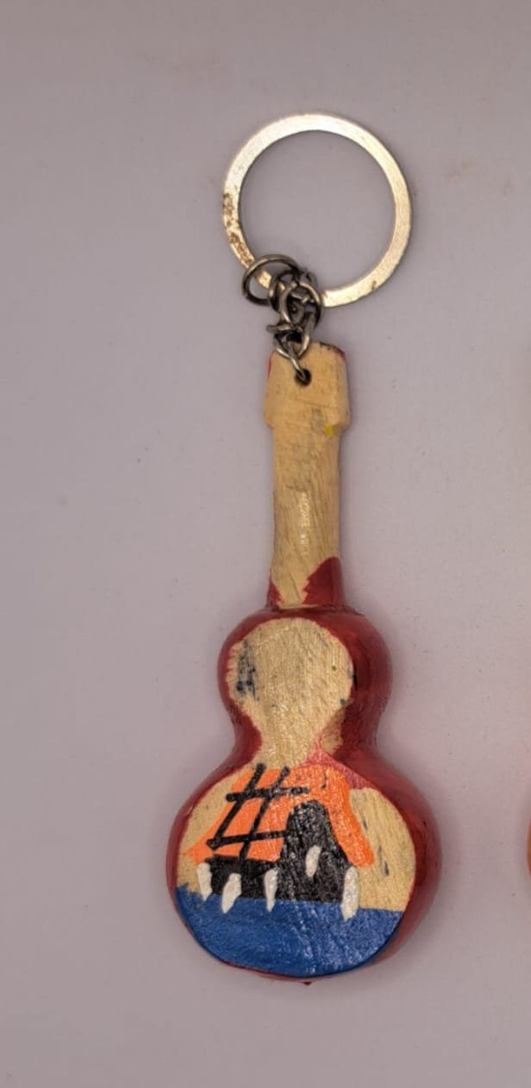 Handmade Guitar Keychain, Nicaragua Artisan Gift - Etsy