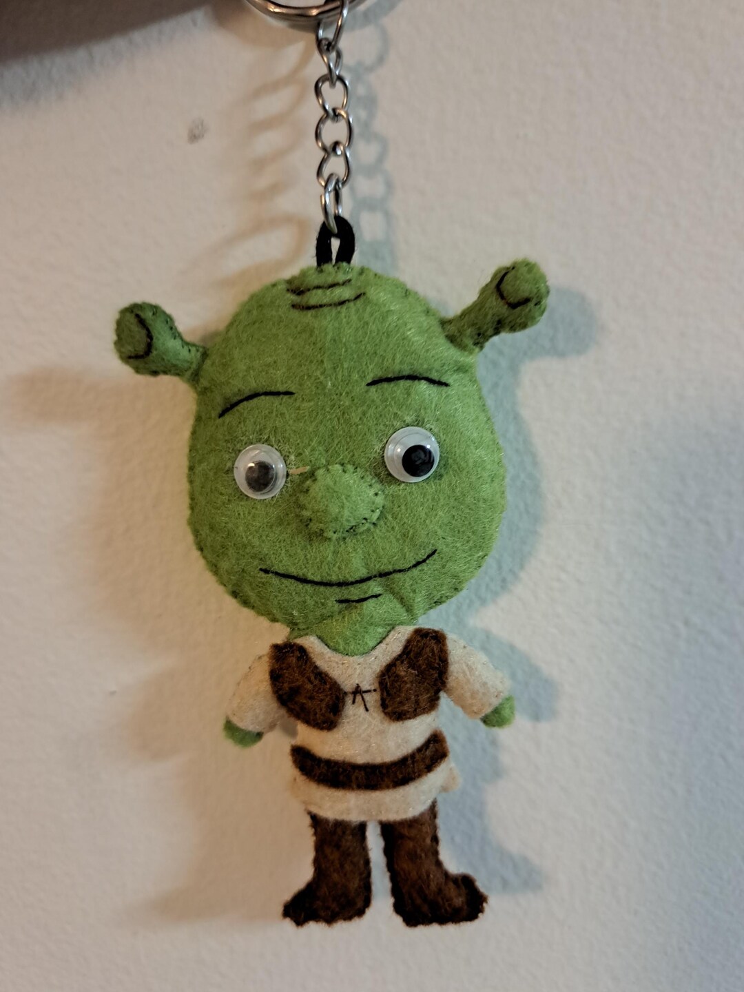 Shrek Felt Keychain - Etsy