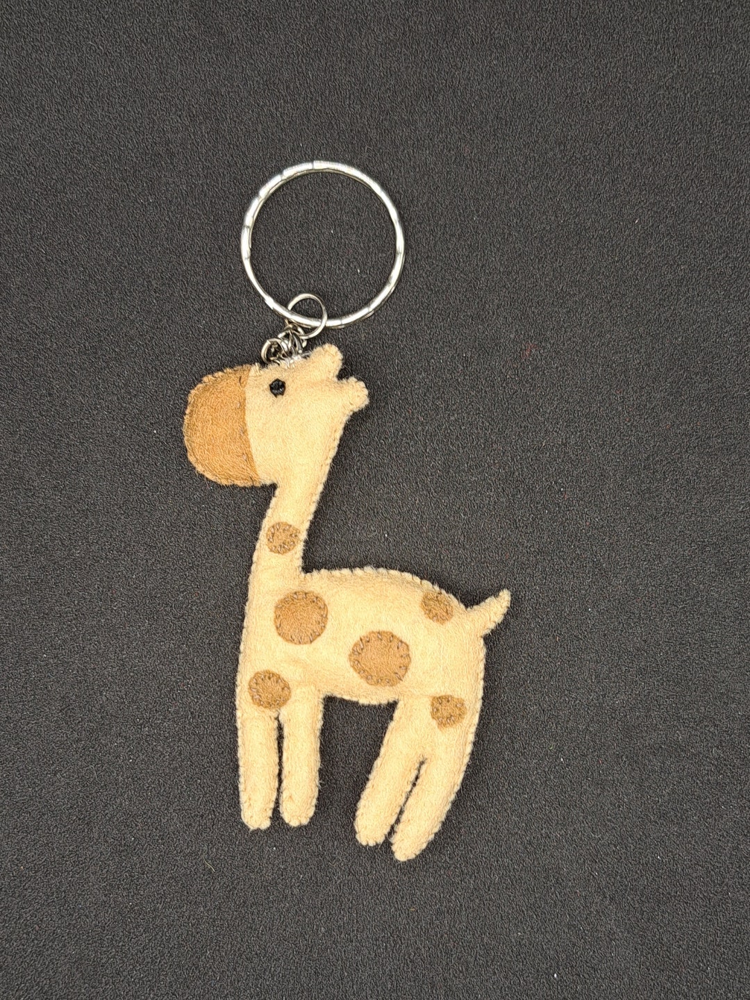 Giraffe Felt Keychain - Etsy