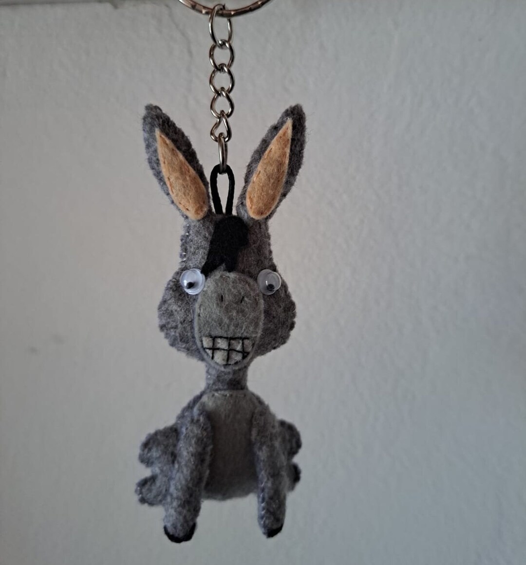 Donkey shrek Felt Keychain - Etsy