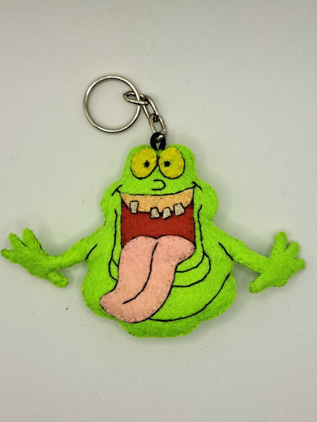 Slimer Ghostbusters Felt Keychain - Etsy