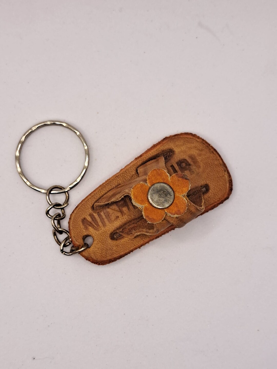 Handmade Leather Sandal Keychain - Etsy