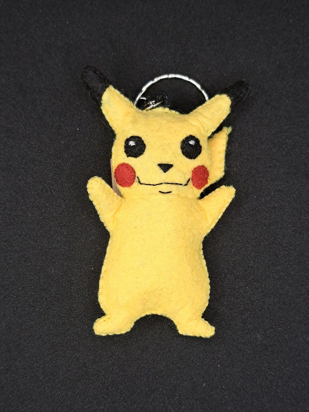 Pikachu Felt Keychain - Etsy