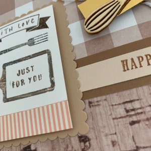 Card for Cook, Baker, Chef, Happy Birthday, Handmade Greeting, Country ...