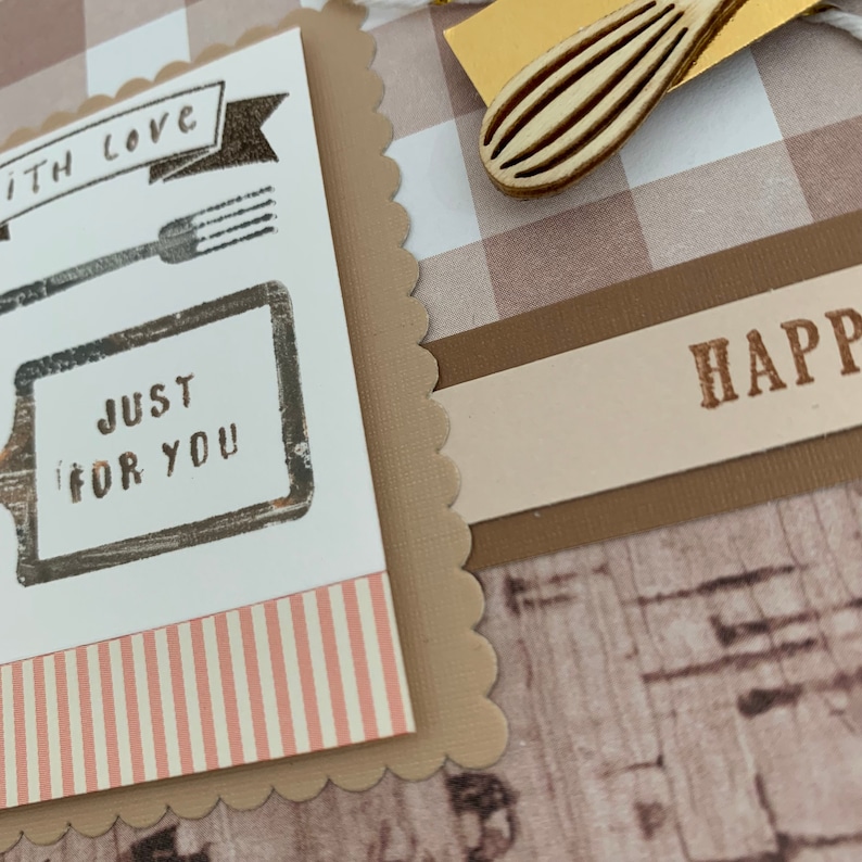 Card for Cook, Baker, Chef, Happy Birthday, Handmade Greeting, Country ...