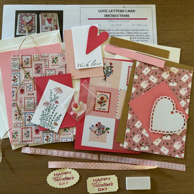 Card Making Kit - Etsy
