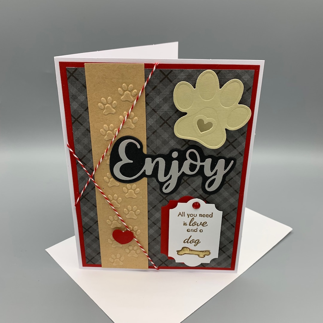 New Puppy Card, Congrats on Your Dog, New Dog Greeting Card, Love My ...