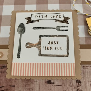 Card for Cook, Baker, Chef, Happy Birthday, Handmade Greeting, Country ...