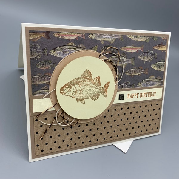 Fish Birthday Card - Etsy