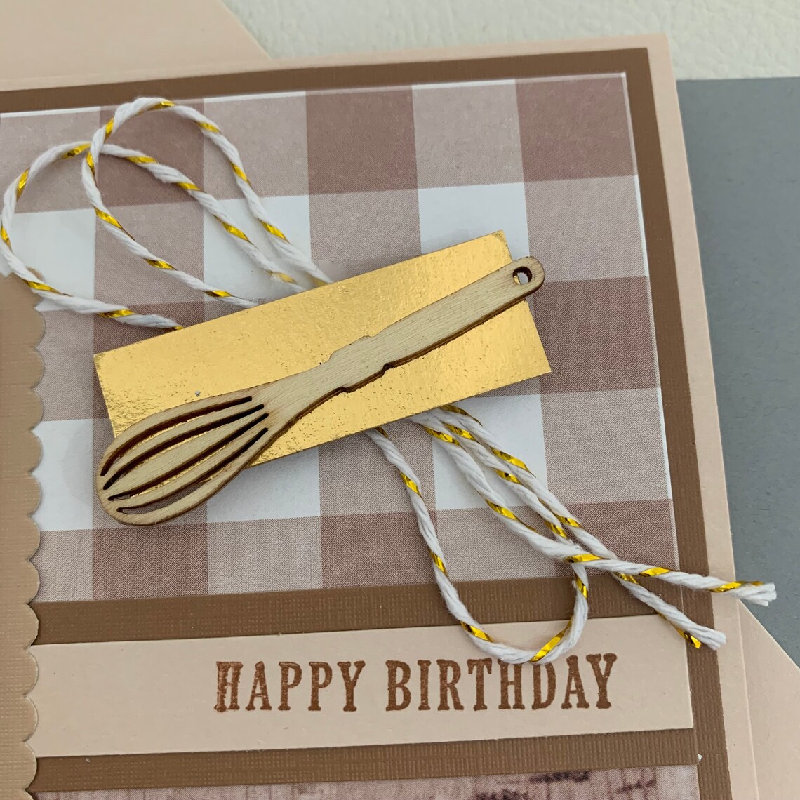 Card for Cook, Baker, Chef, Happy Birthday, Handmade Greeting, Country ...