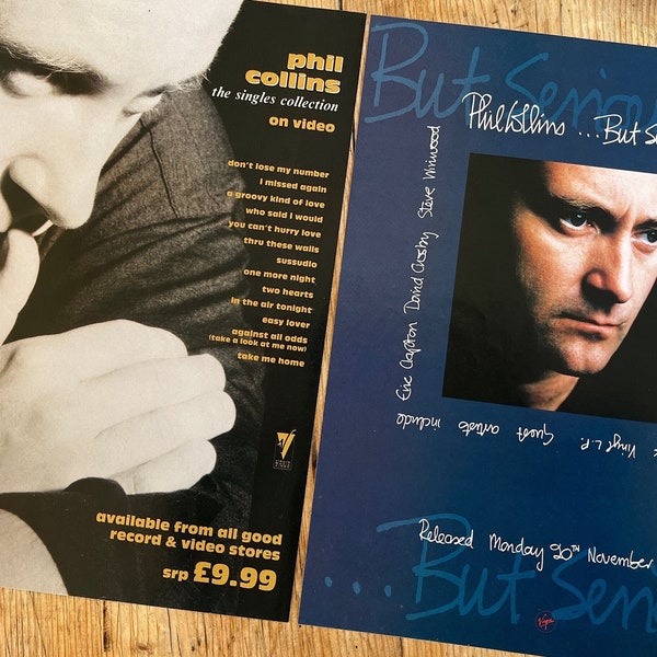 Phil Collins Poster - Etsy