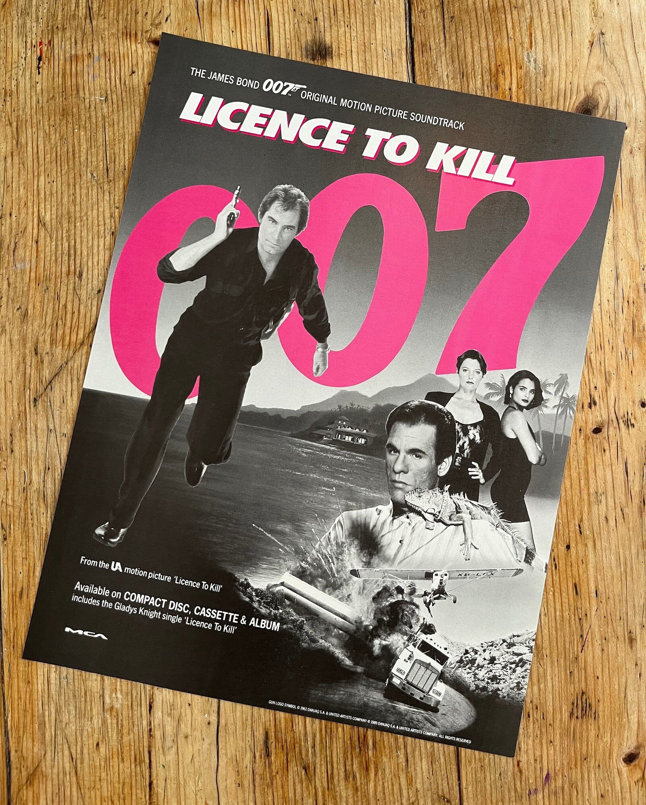 James Bond 007 Licence To Kill 1989