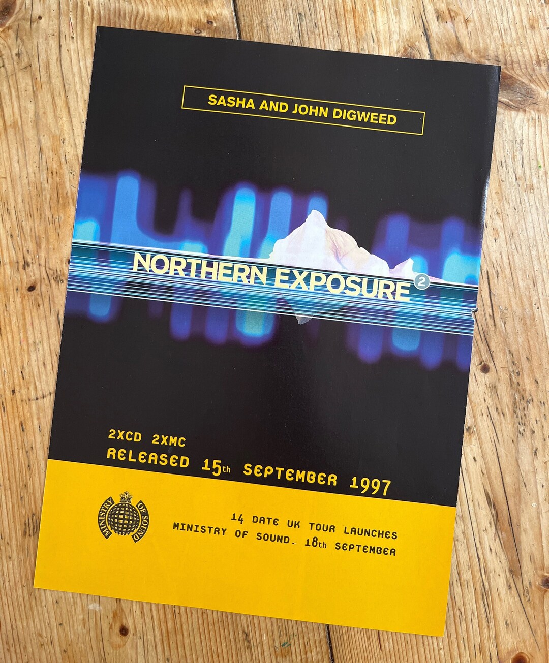 Original Sasha and Jon Digweed Ministry of Sound Northern Exposure ...