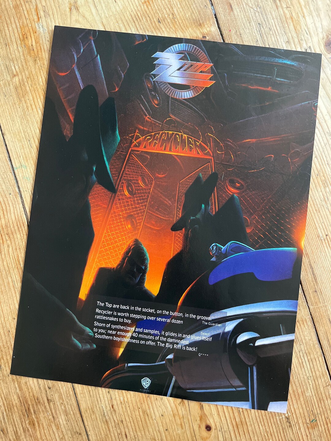 Original Vintage Magazine Print Classic Poster of ZZ Top - Etsy