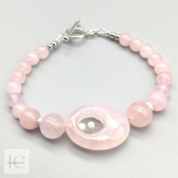 Rose Quartz Bracelet - Etsy