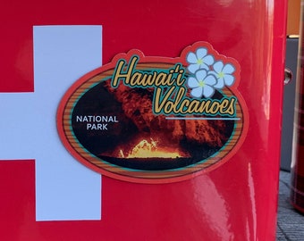 Hawaii Volcanoes National Park Magnet Button Magnet Fridge Magnet ...