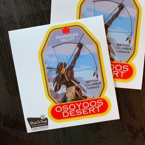 Osoyoos Desert Decal / Sticker / Okanagan / British Columbia / Canada ...