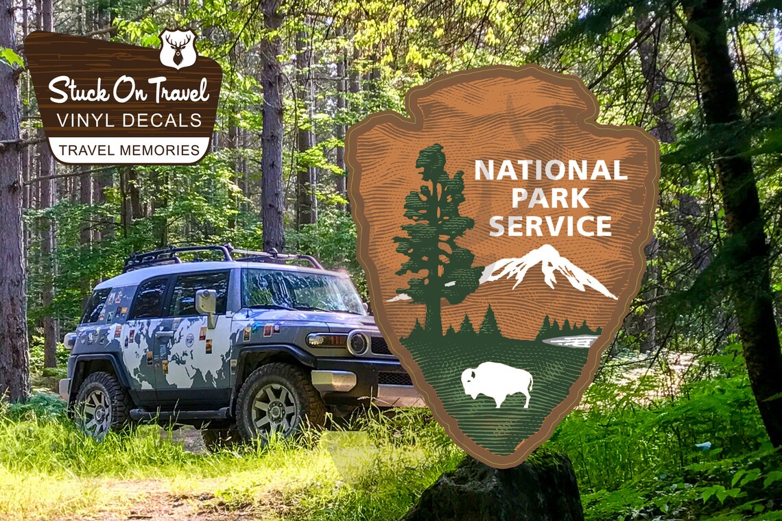 National Park Service Decal / 2.5" Sticker / Arrowhead / National ...