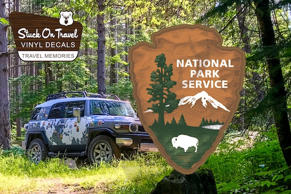 National Park Service Decal / 2.5 Sticker / Arrowhead / - Etsy