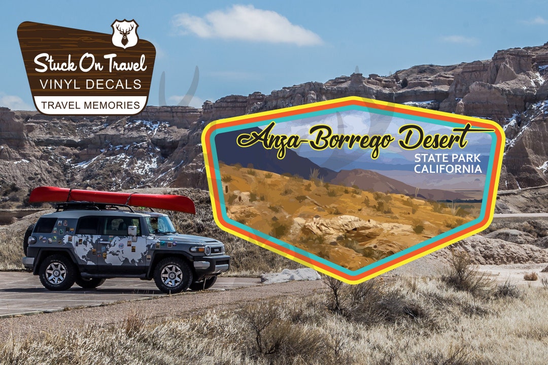 Anza-borrego Desert State Park Decal / 2.5" Sticker / San Ysidro ...