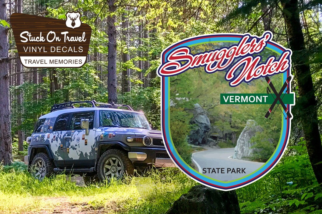 Stowe Vermont Decal / 2 1/2" Sticker / Pass / Smuggler's Notch ...