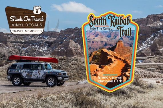 South Kaibab Trail Decal / 2.5 Sticker / Grand Canyon / | Etsy