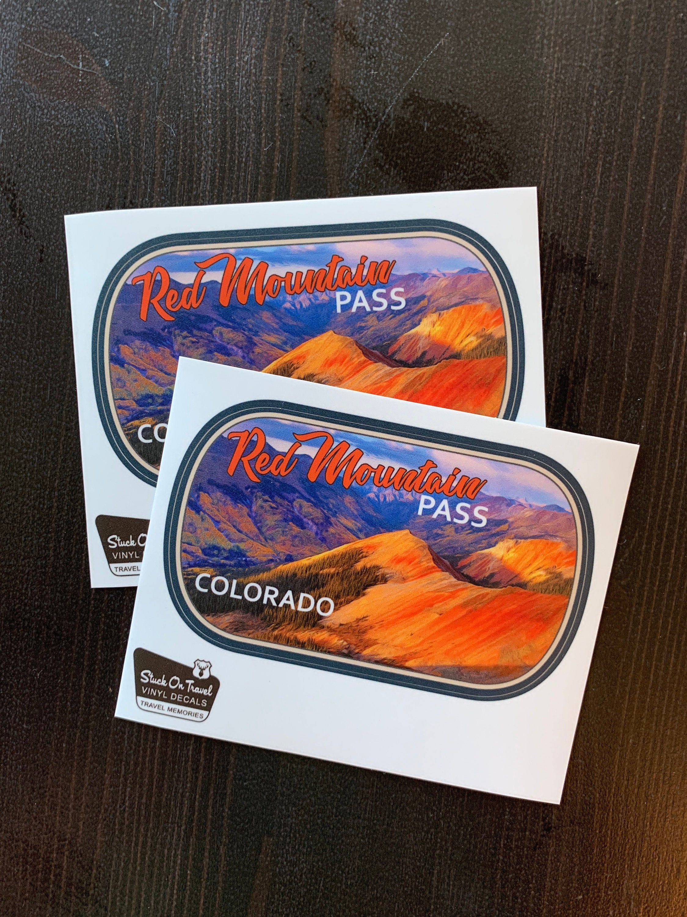 Stickers, Labels & Tags Paper SanJuan Skyway Waterproof 2.5 Sticker Red ...