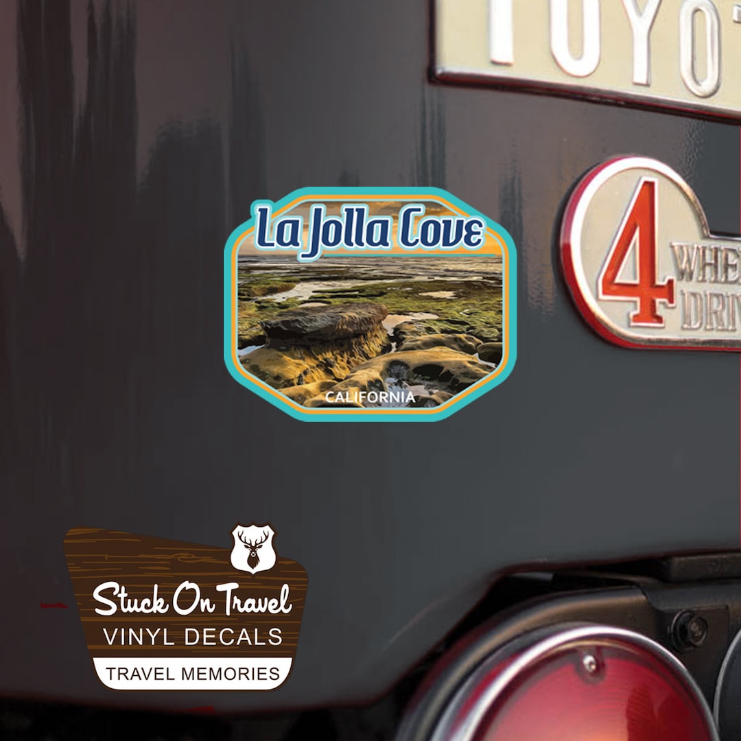 La Jolla Cove Decal / Sticker / Seals / California / Tide Pools / San ...