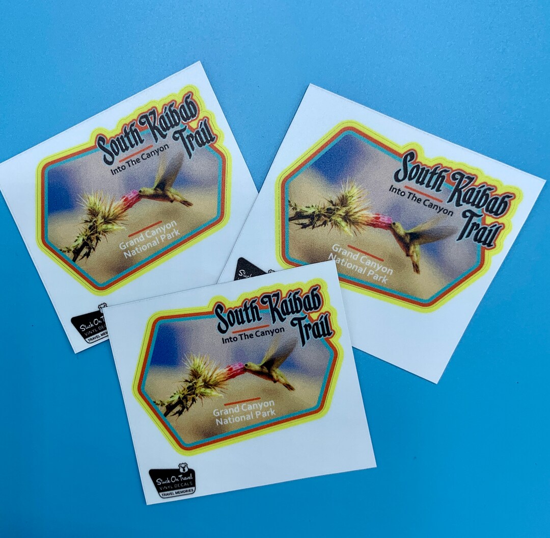 South Kaibab Trail Decal / 2.5 Sticker / Grand Canyon / Arizona ...