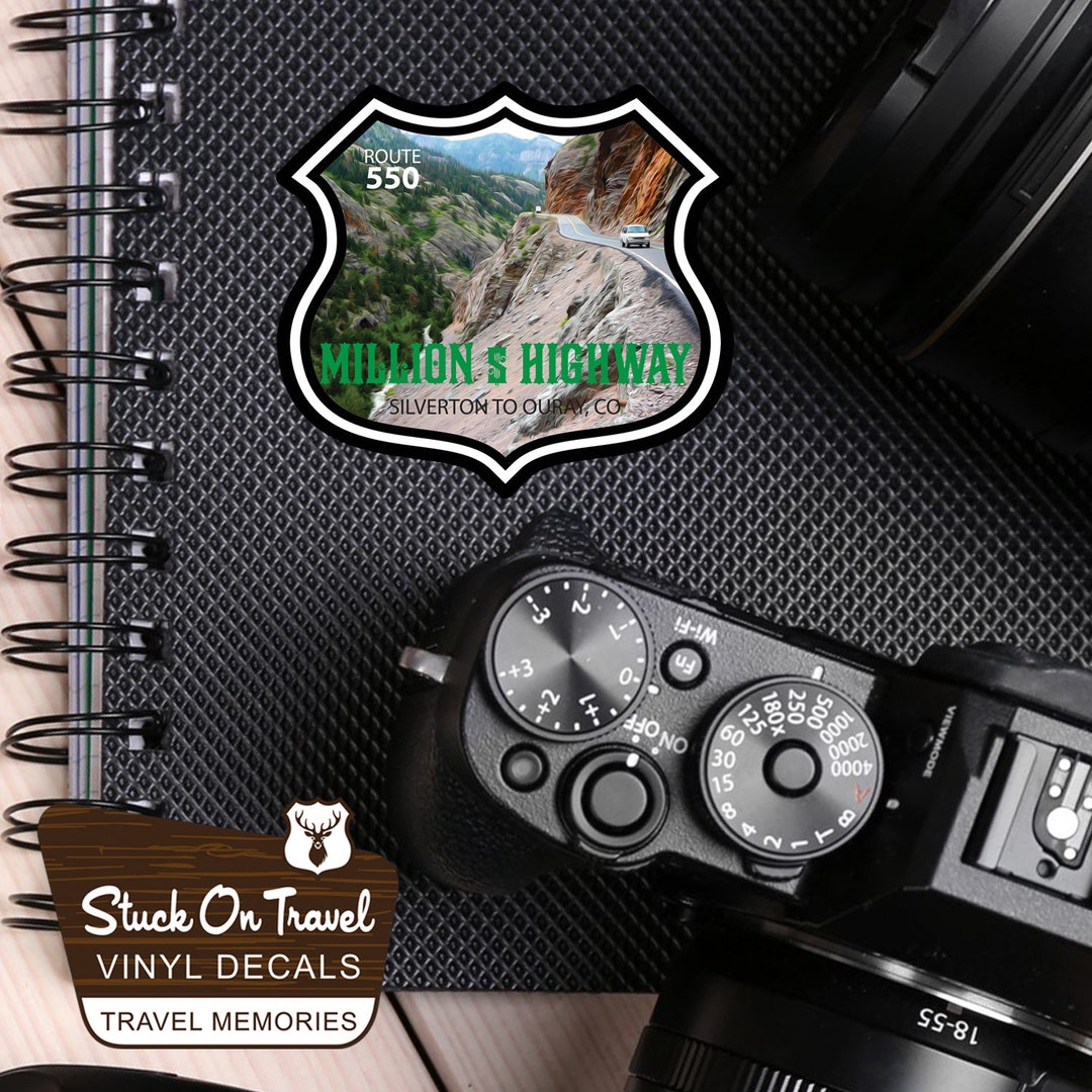 Million Dollar Highway Decal / 2.5" Sticker / Sanjuan Skyway / CO ...