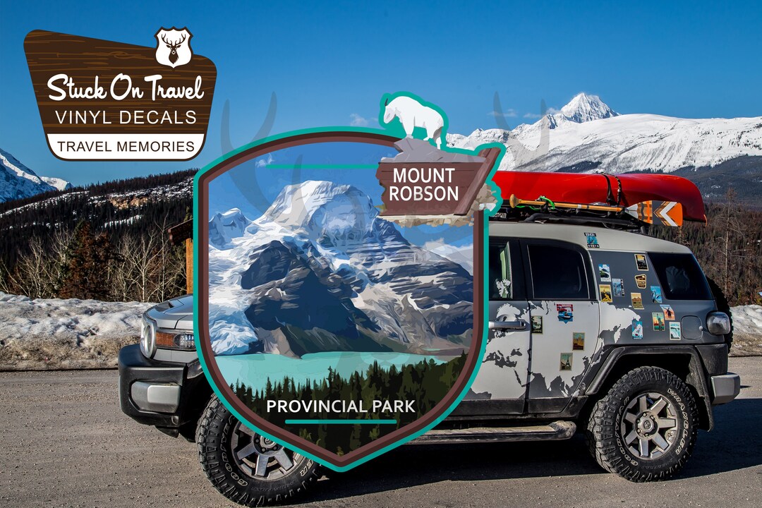 Mount Robson Provincial Park Decal / 2.5" Sticker / Canadian Rockies ...