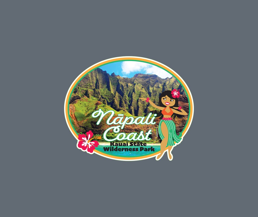 Napali Coast State Wilderness Park Decal / 2.5" Sticker / Hawaii ...