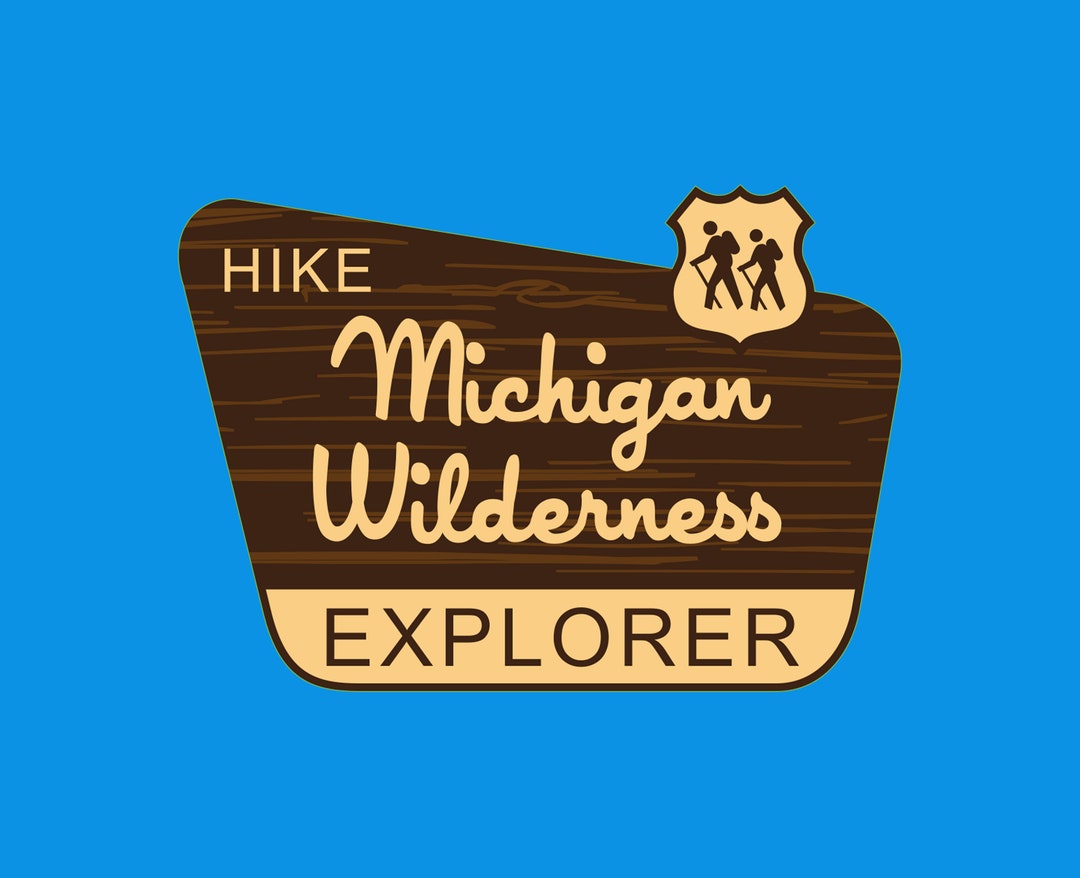 Michigan Wilderness Decal / 2.5" Sticker / Hike / Forest / Sign ...