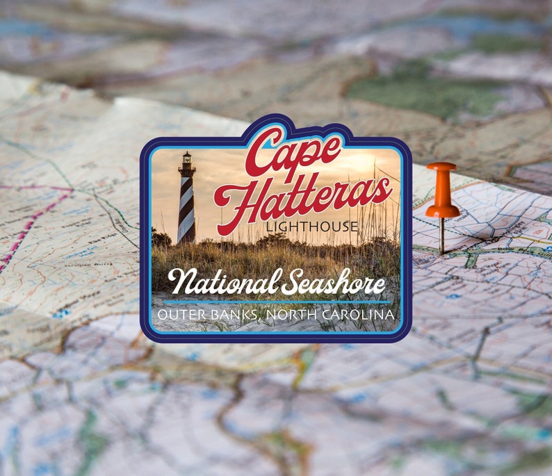 Cape Hatteras National Seashore Decal / 2.5" Sticker / Lighthouse ...