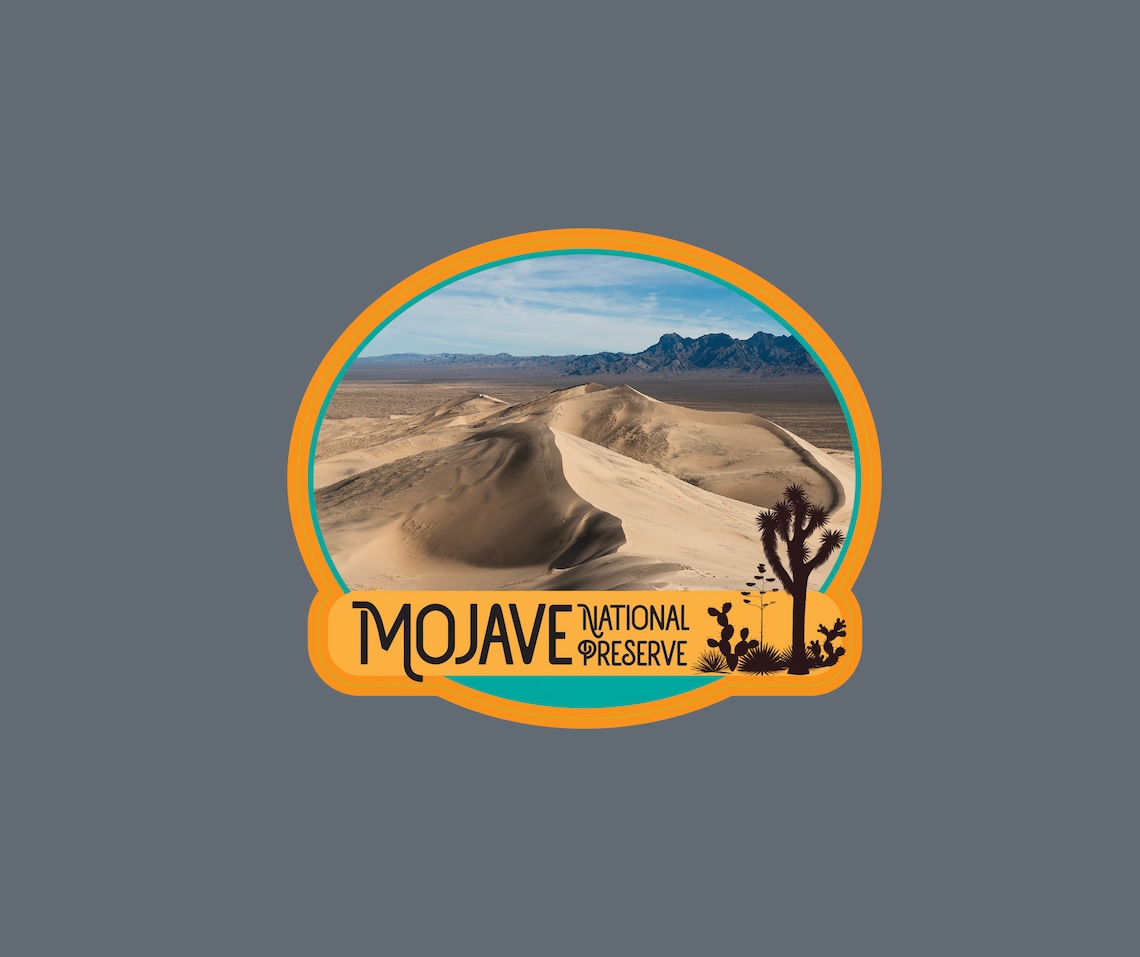 Mojave National Preserve Decal / 2.5" Sticker / California / Sand Dunes ...